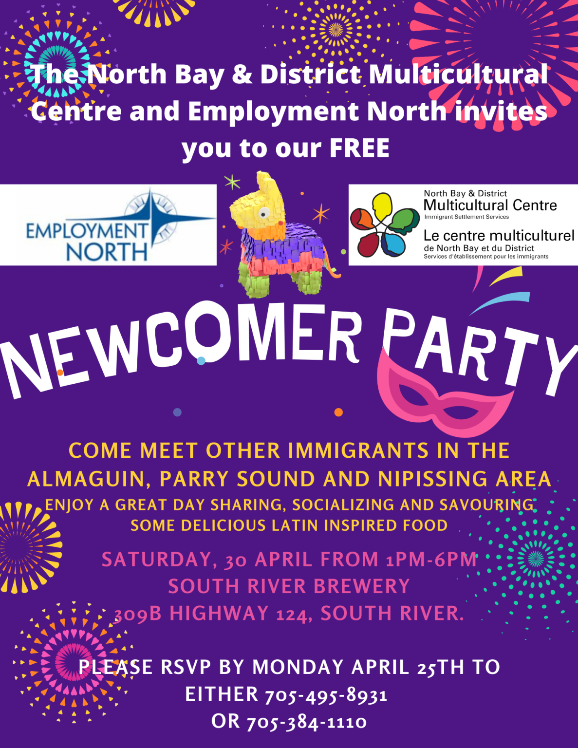 Newcomer Party - April 30th - Employment North